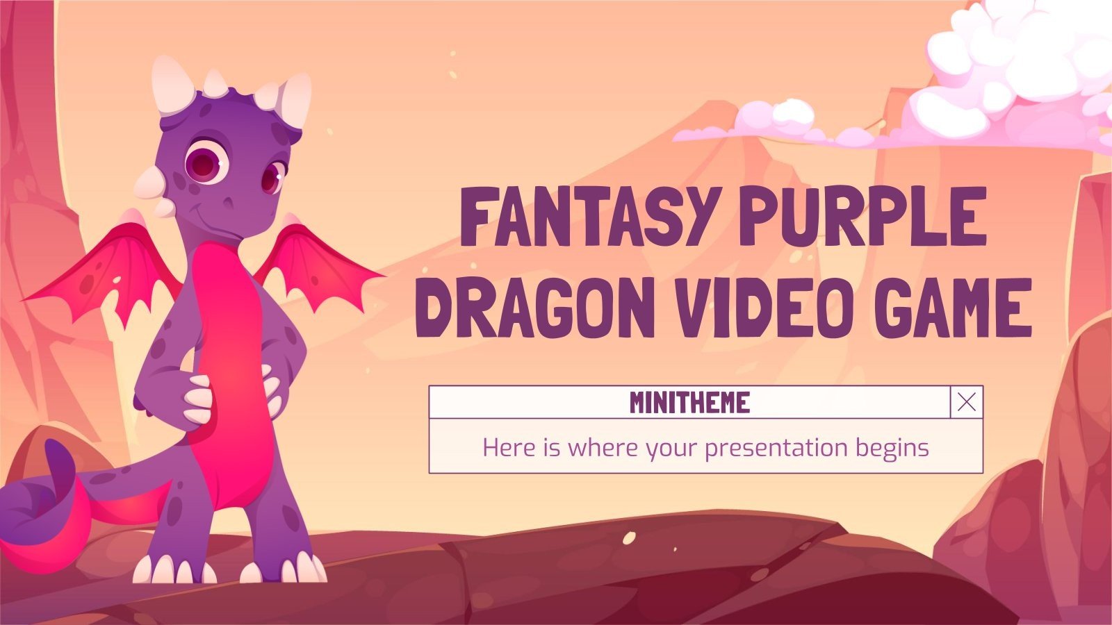 Free Google Slides and PPT Templates with Dragons