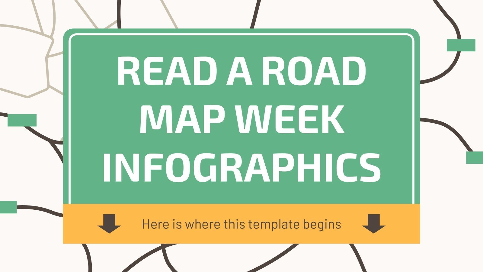 Read a Road Map Week Infographics | Google Slides & PowerPoint