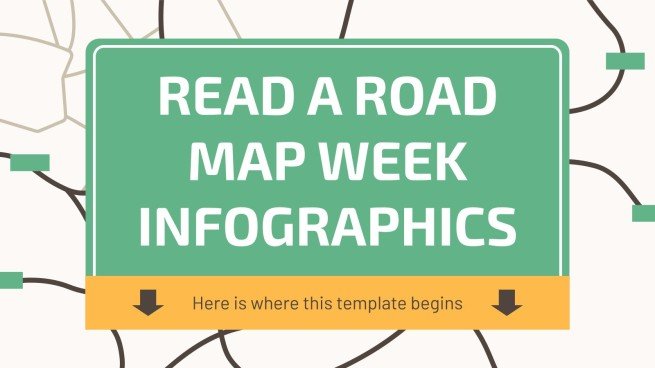 Read a Road Map Week Infographics | Google Slides & PowerPoint