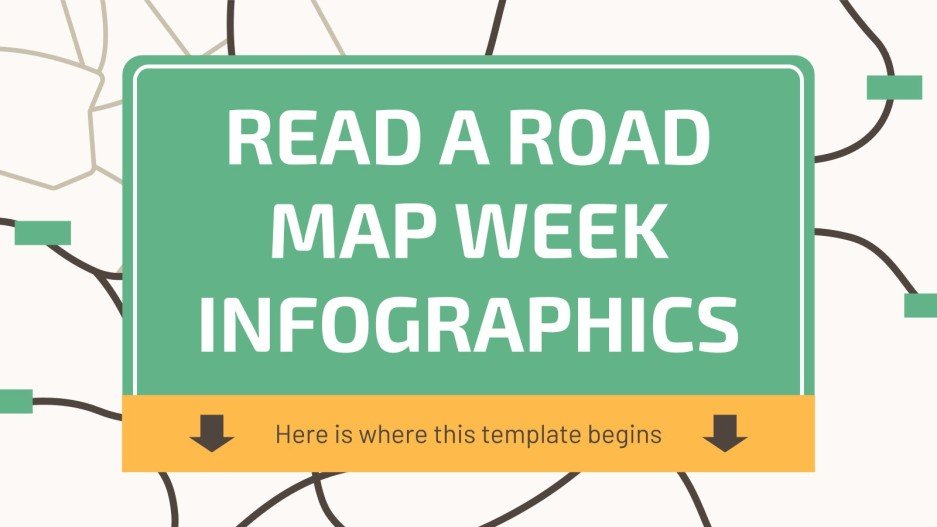Read a Road Map Week Infographics | Google Slides & PowerPoint