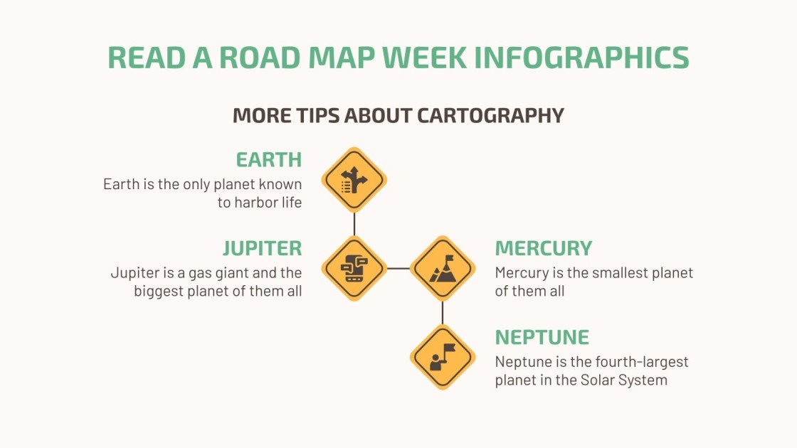 Read a Road Map Week Infographics | Google Slides & PowerPoint