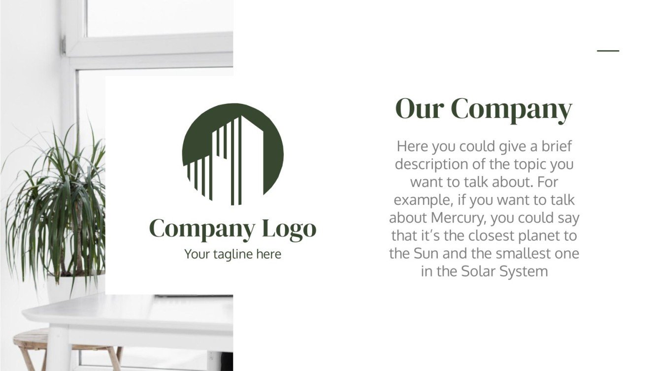 Espaço de co-working | Tema para Apresentações Google e PPT