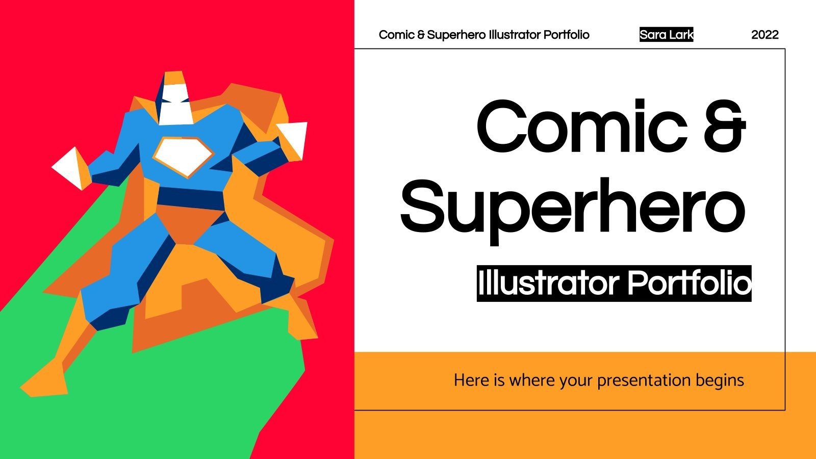 Portfólio de ilustrador de quadrinhos e super-heróis
