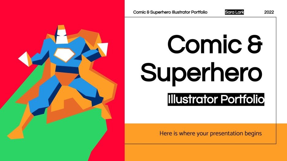 Plantillas gratis de Superhéroes para Google Slides y PPT