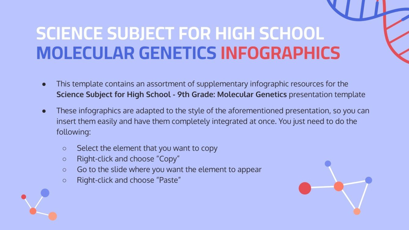 Molecular Genetics Infographics | Google Slides & PPT
