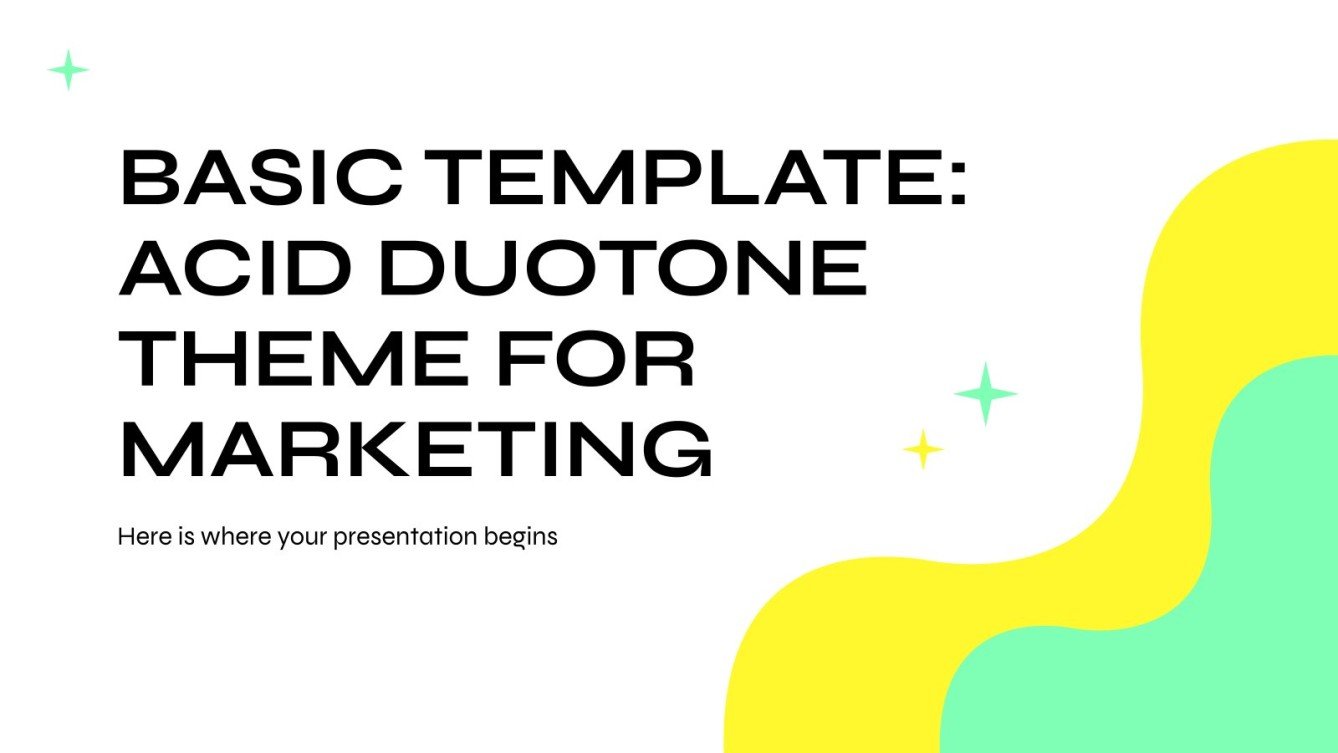 Acid Duotone Theme for Marketing | Google Slides & PowerPoint