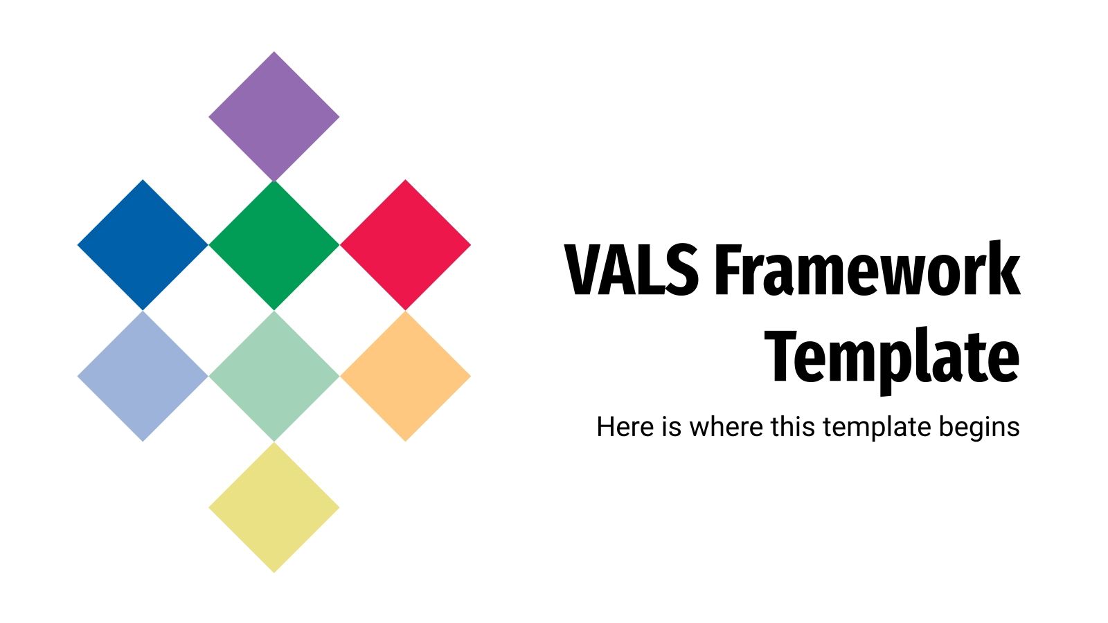 Plantilla de metodología VALS | Google Slides y PowerPoint