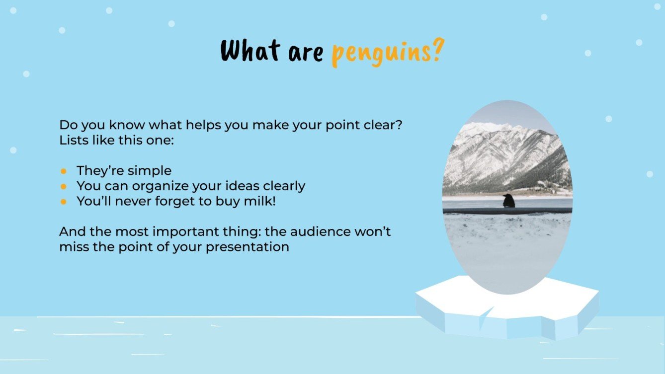 Happy Penguins! Minitheme | Google Slides & PowerPoint