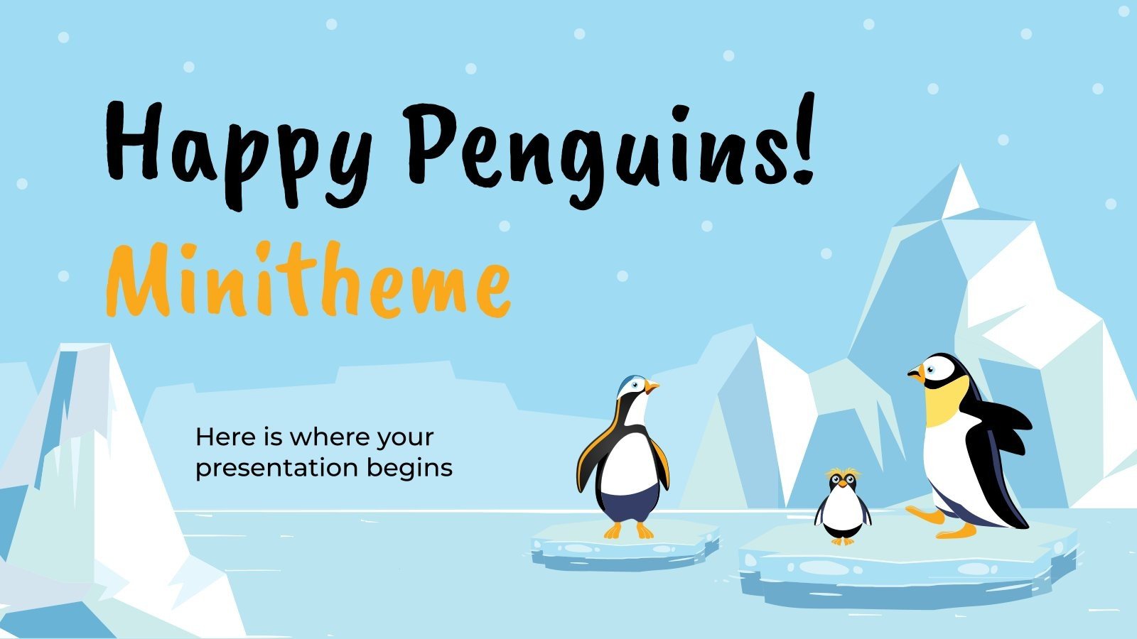 Free templates about icebergs for Google Slides & PowerPoint