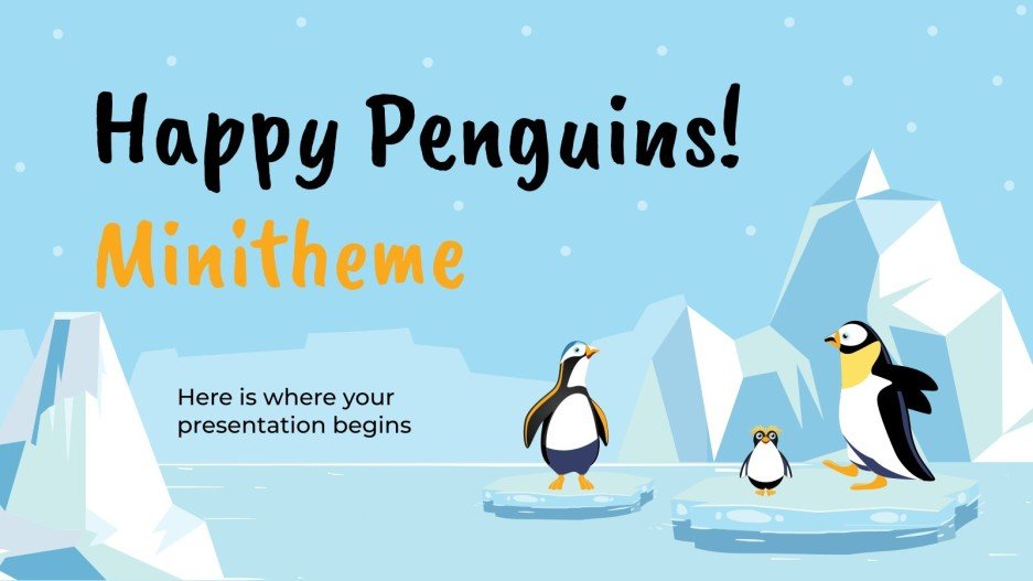 Free templates about icebergs for Google Slides & PowerPoint