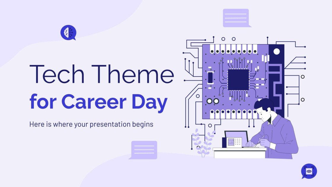 Tech Theme for Career Day | Google Slides & PowerPoint