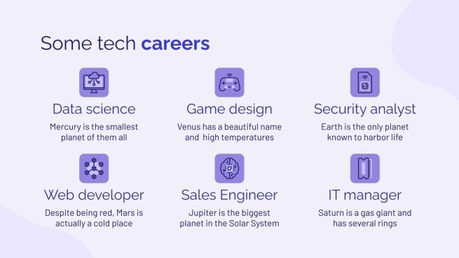 Tech Theme for Career Day | Google Slides & PowerPoint