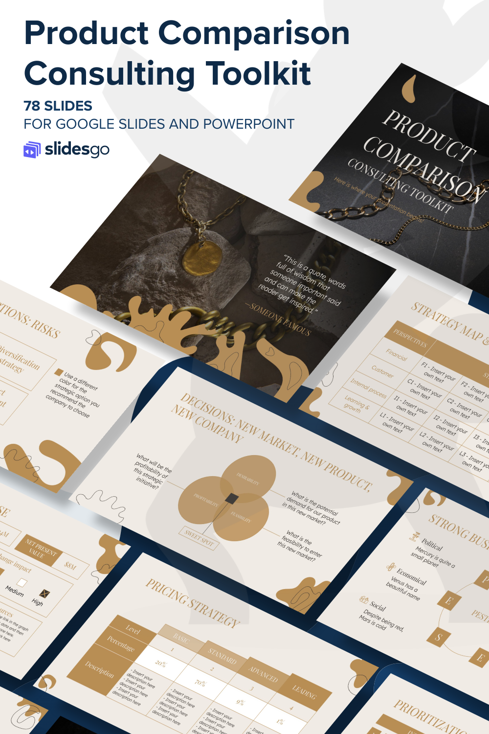 Product Comparison Consulting Toolkit | Google Slides & PPT