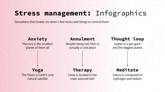 Practical Life for 9th Grade: Stress Management Infographics