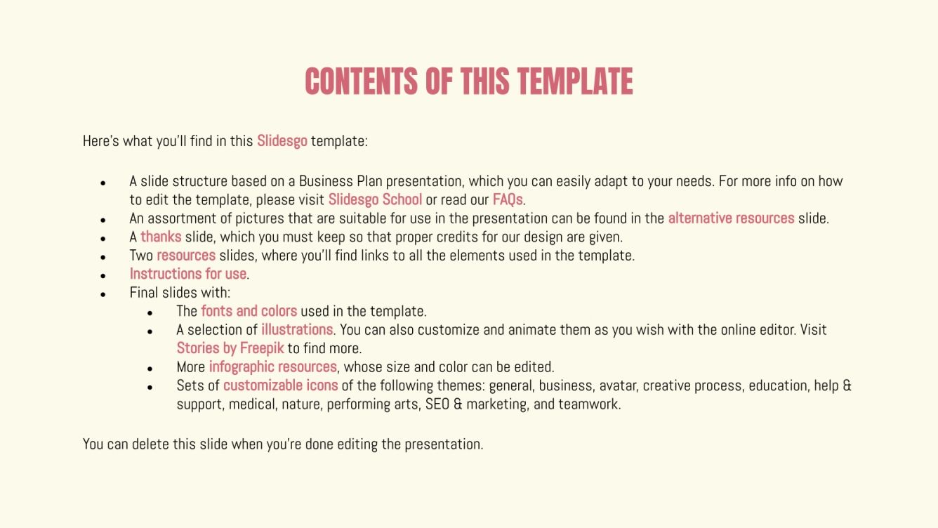 Travel Agency Business Plan Google Slides and PowerPoint Template