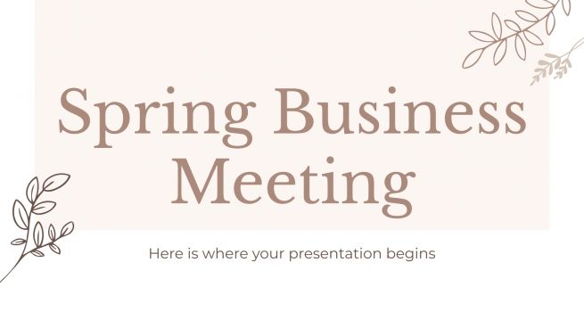 Free Spring Google Slides themes and PowerPoint templates