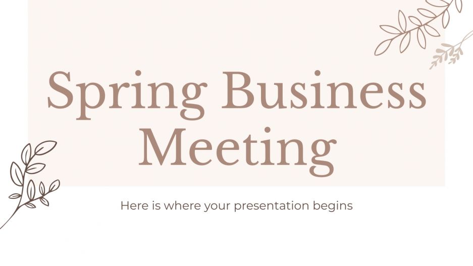 Free Spring Google Slides themes and PowerPoint templates