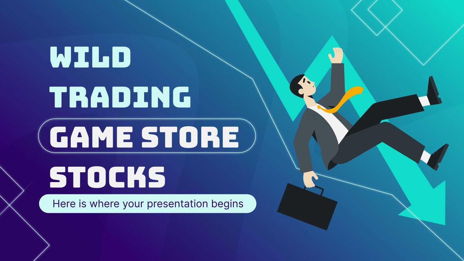 Wild Trading Game Store Stocks Google Slides & PowerPoint