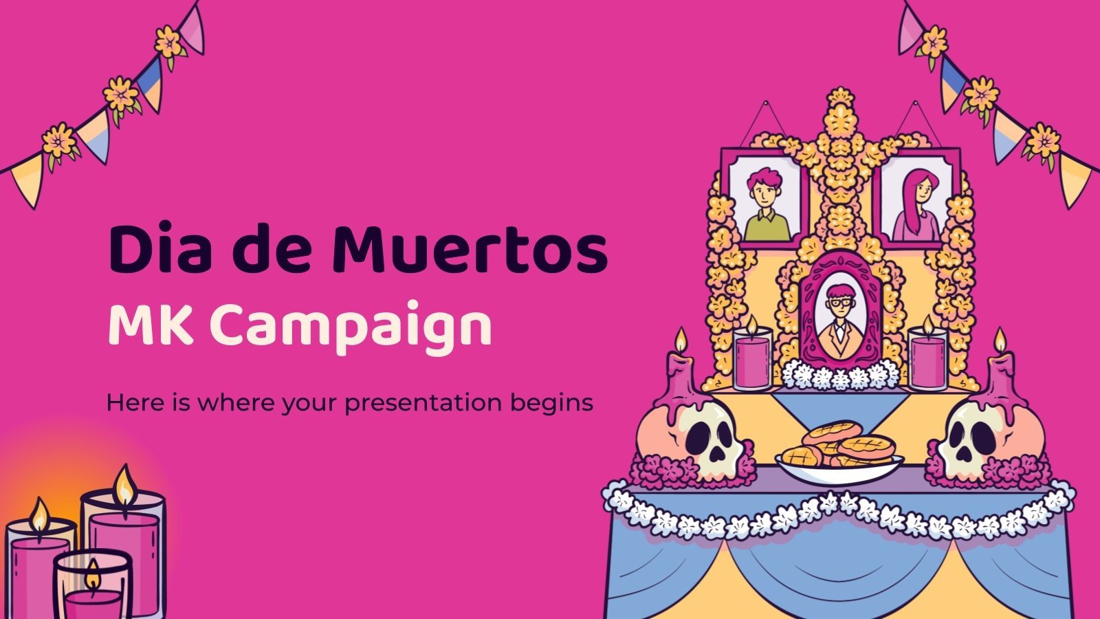 Free Día de Muertos Google Slides themes and PPT templates