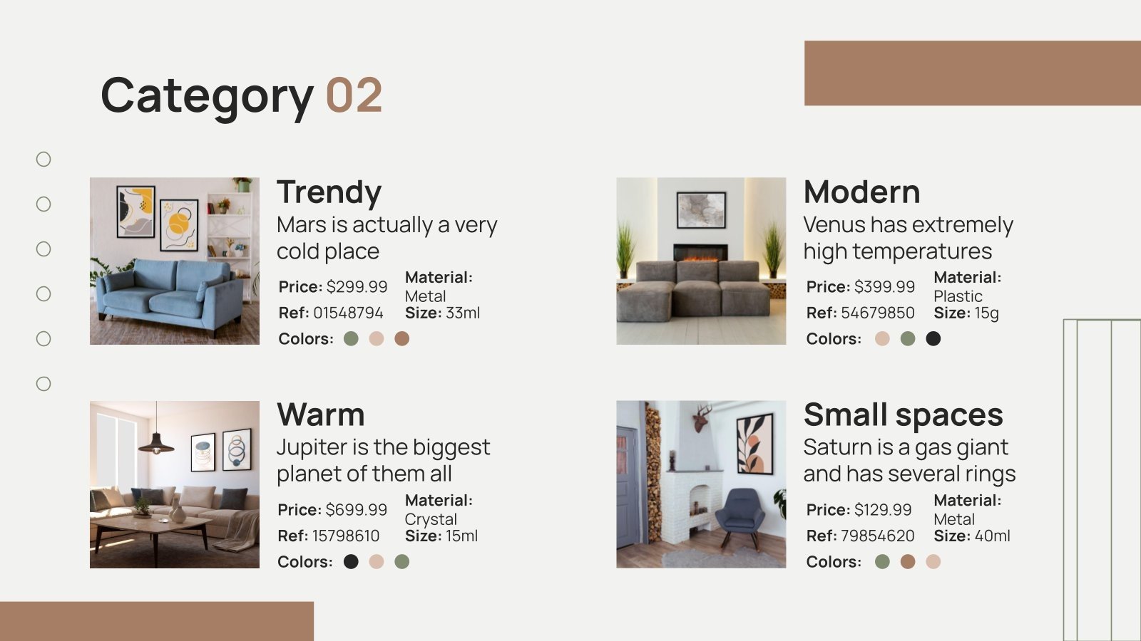 Interior Design Catalog | Google Slides & PowerPoint