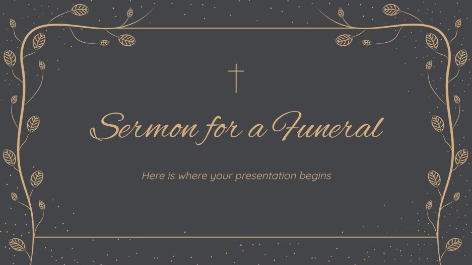 Free Google Slides & PowerPoint templates for funerals