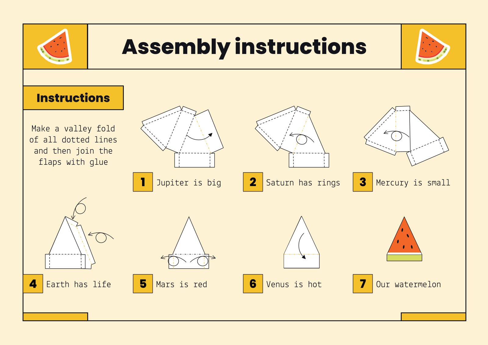 World Origami Day - Printable Origami Fruits | Google Slides