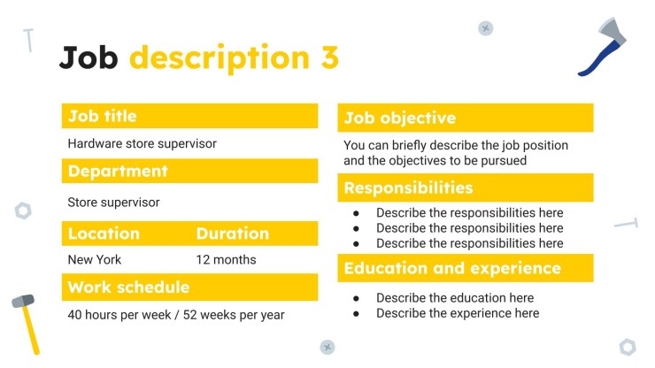 Hardware Store Supervisor Job Description