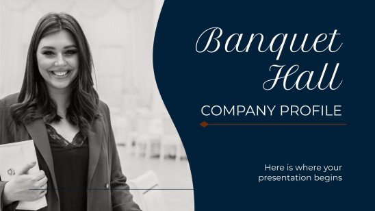 Google Slides & PowerPoint templates about banquets