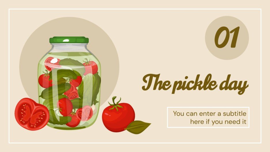 Let's Celebrate National Pickle Day! | Google Slides & PPT