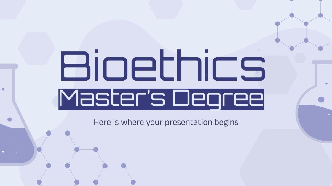 Bioethics Master's Degree | Google Slides and PowerPoint