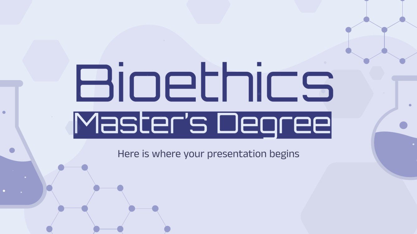 Bioethics Master's Degree | Google Slides and PowerPoint