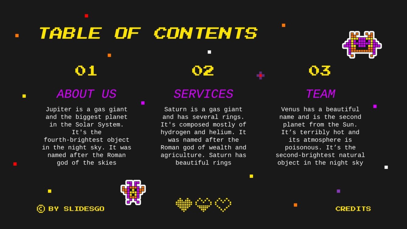 Basic Template: Retro Arcade Theme for Marketing