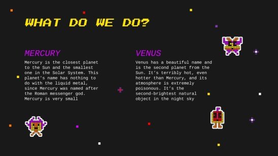 Basic Template: Retro Arcade Theme for Marketing