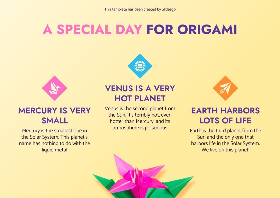 Celebrate World Origami Day - Printable Origami Flowers