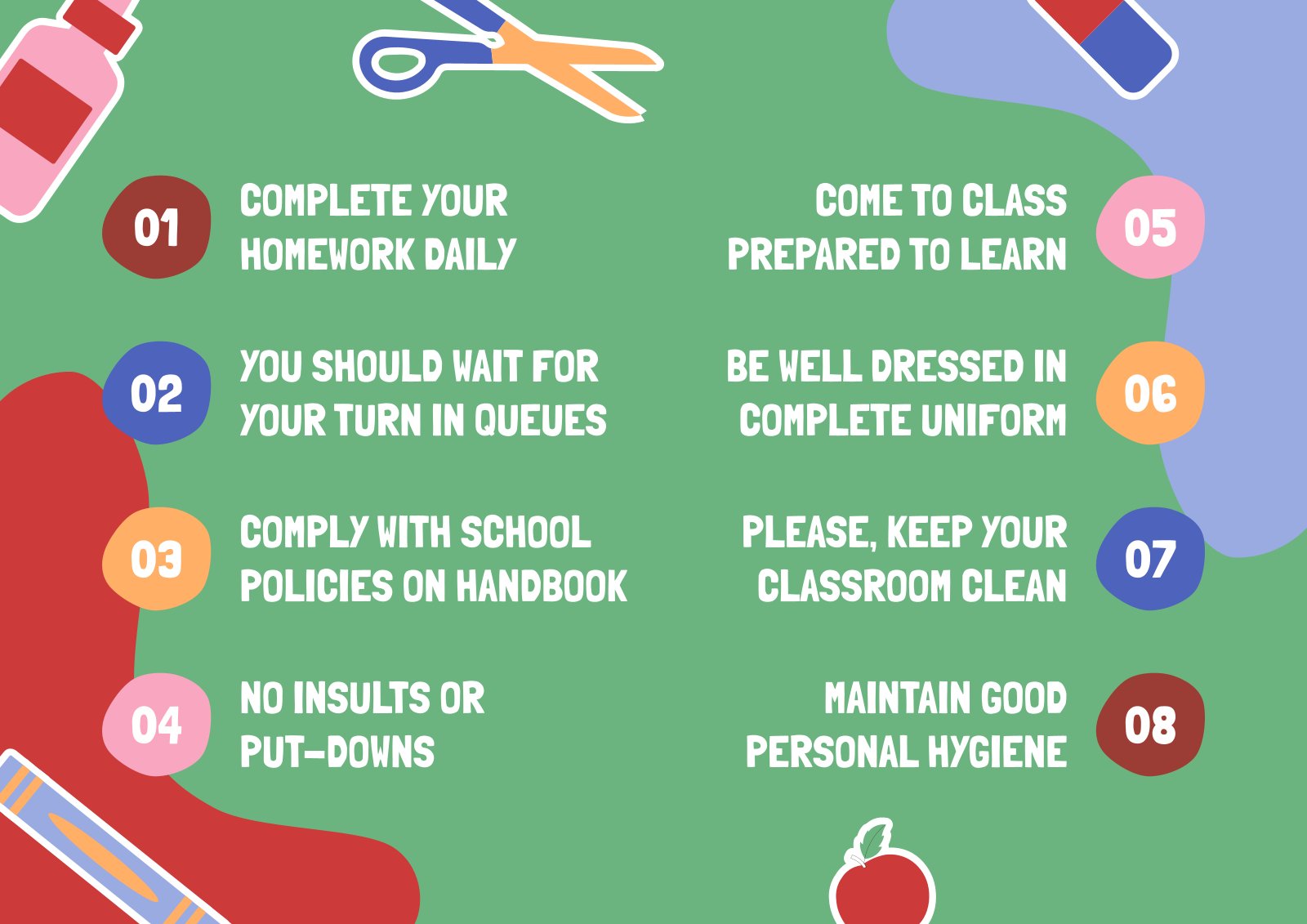 Classroom Rules for Elementary | Google Slides & PPT