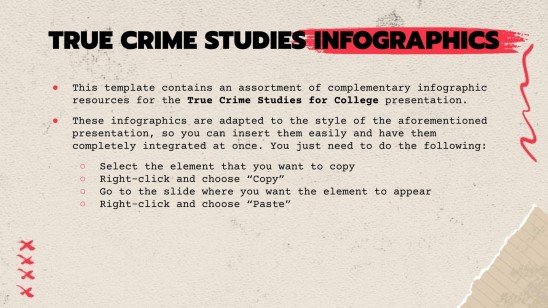 True Crime Studies for College Infographics | Google Slides