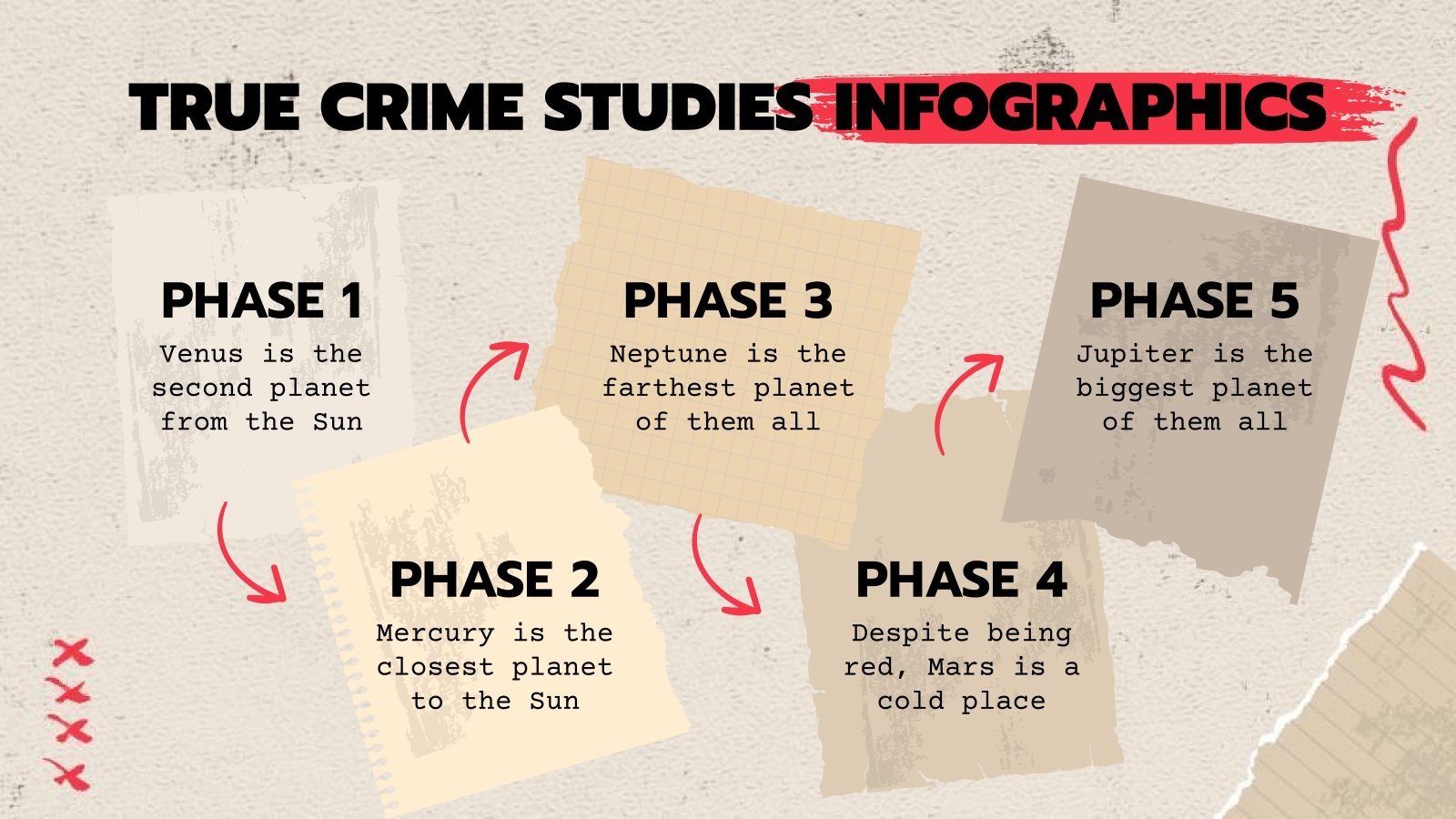 True Crime Studies for College Infographics | Google Slides