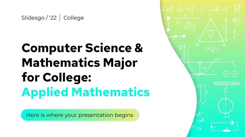 Modelos grátis para Matemática do Google Slides e PowerPoint