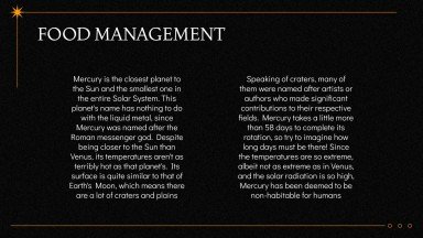 Diplôme en gestion des restaurants | Google Slides et PPT