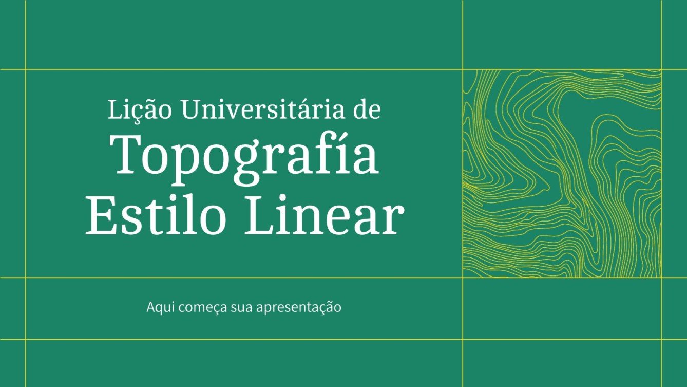 Linear Style Topography University Practical Lesson