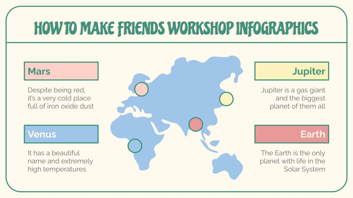 How to Make Friends Workshop Infographics | Google Slides