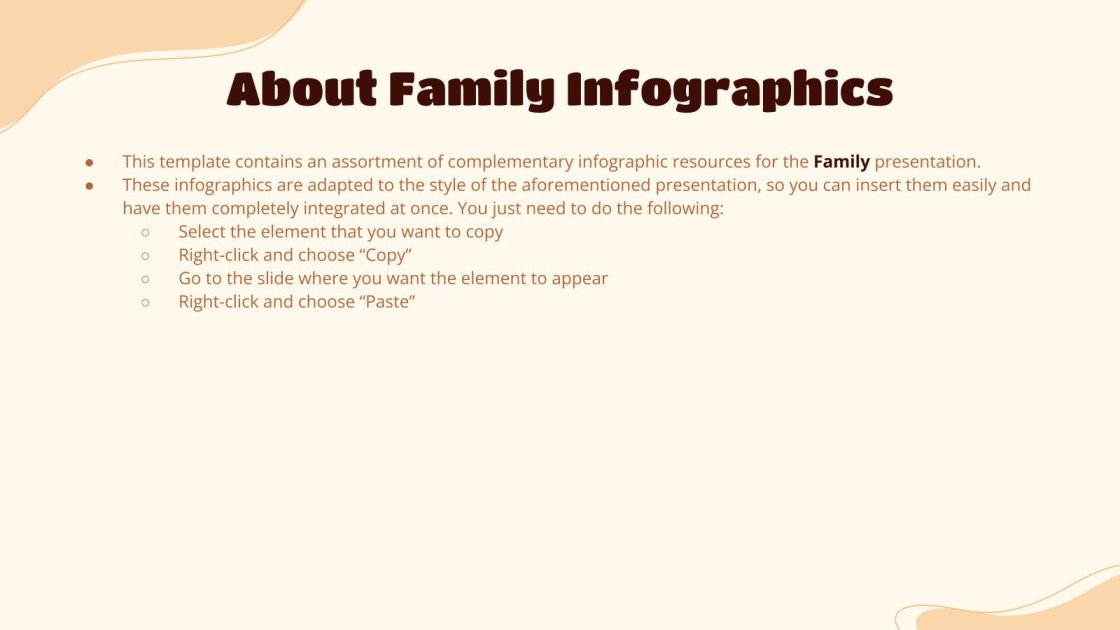 Family Infographics | Google Slides and PowerPoint template