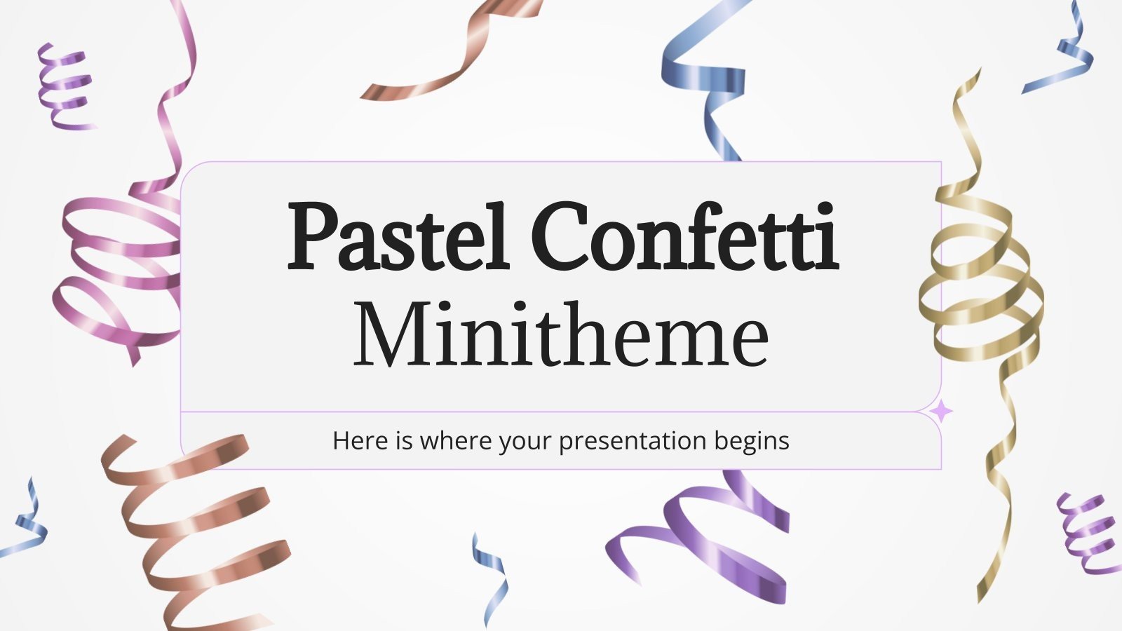 Pastel Confetti Minitheme | Google Slides & PowerPoint