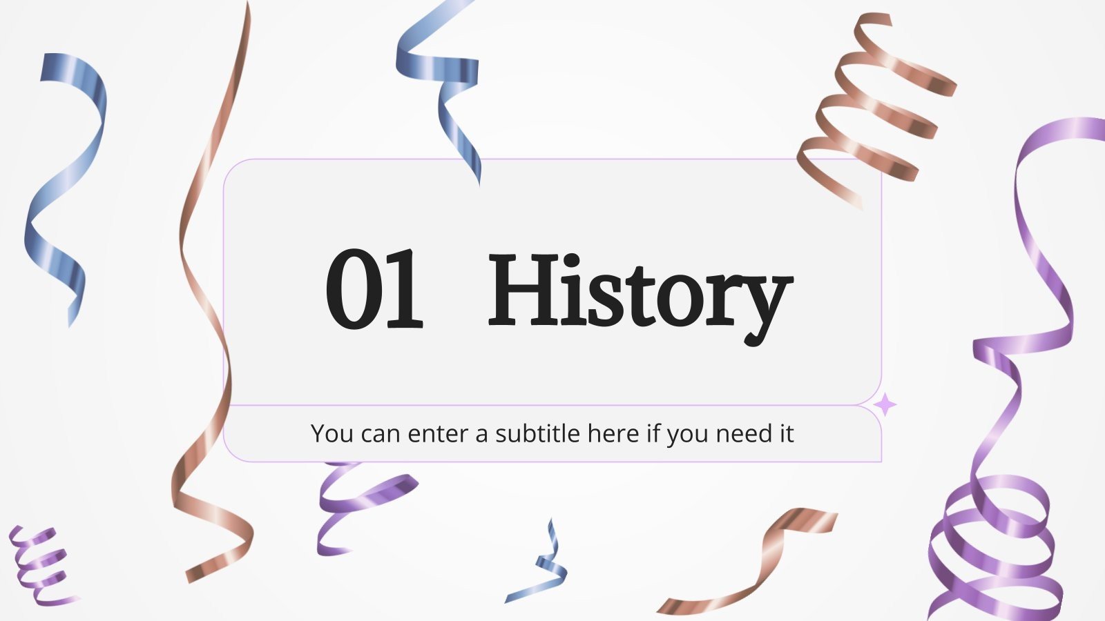 Minithème de confetti pastel | Google Slides et PowerPoint