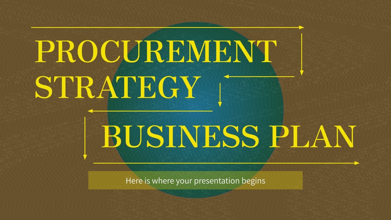 Procurement Strategy Business Plan | Google Slides & PPT