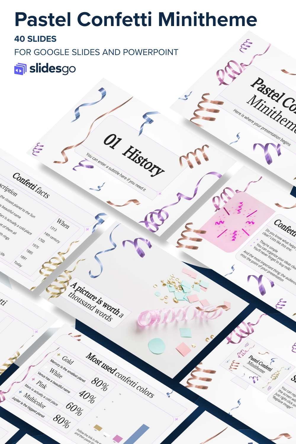Pastel Confetti Minitheme | Google Slides & PowerPoint