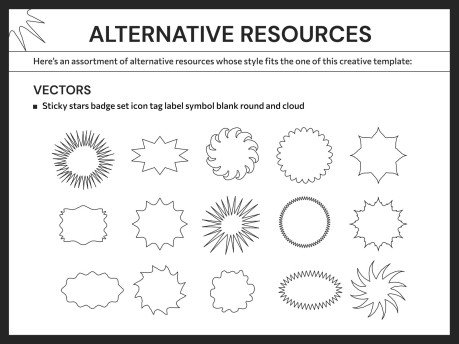 Abstract B&W Style Research Poster | Google Slides & PowerPoint