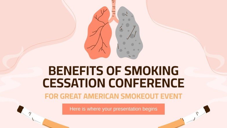 Free Google Slides & PowerPoint templates with smoke effect