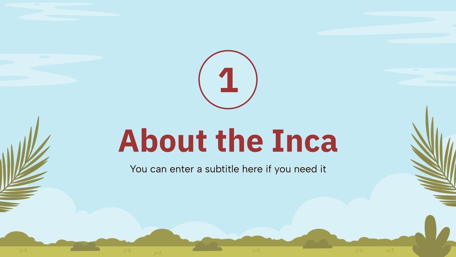 History Major for College: the Inca | Google Slides & PPT