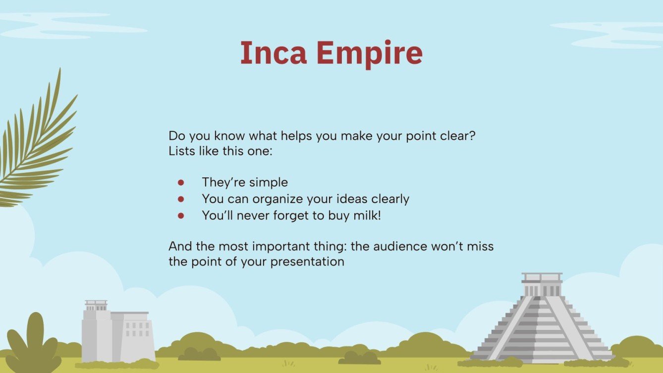 History Major for College: the Inca | Google Slides & PPT